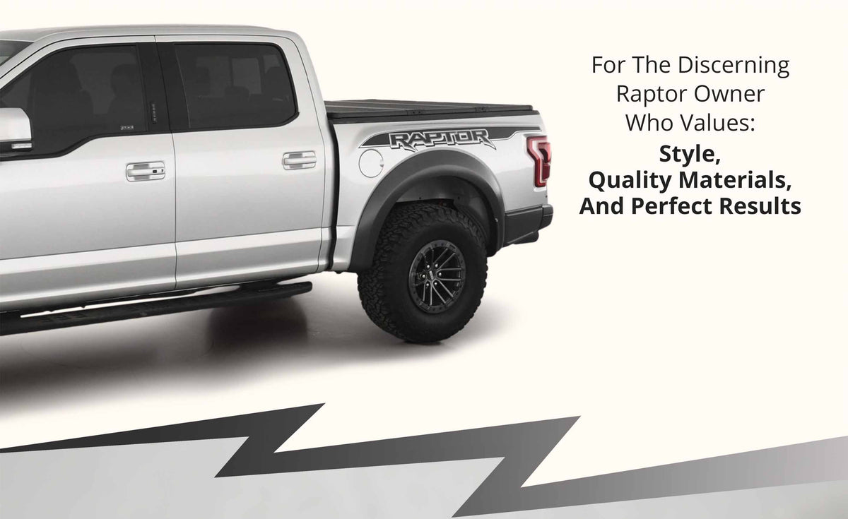 Ford Raptor BedSide Trunk Decal (Raptor Text Decal, 2017-2020) – Stripe ...