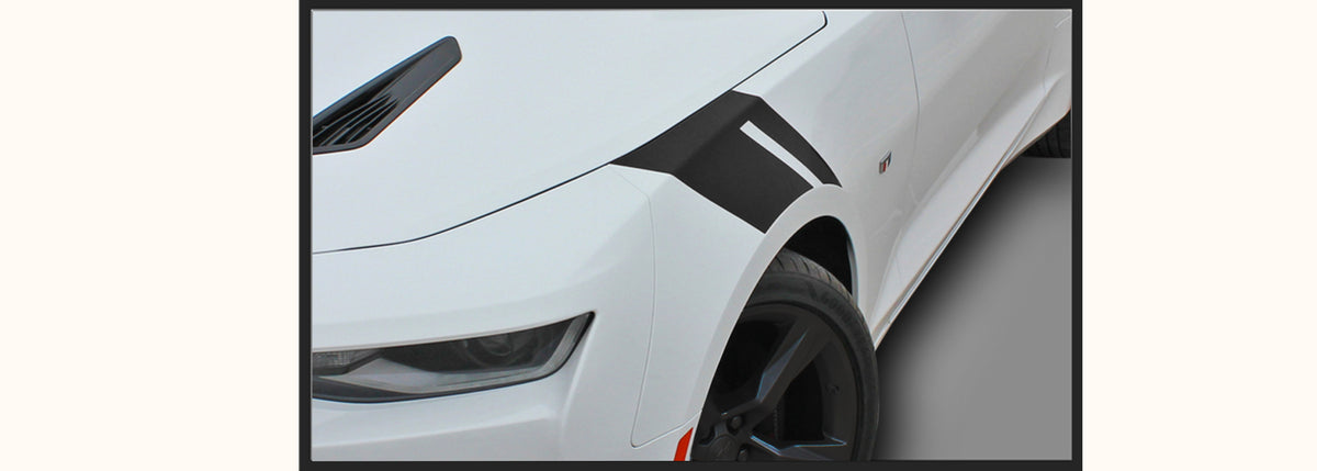 Chevrolet Camaro Fender Decal (Hash Marks, for 2016, 2017, 2018 ...