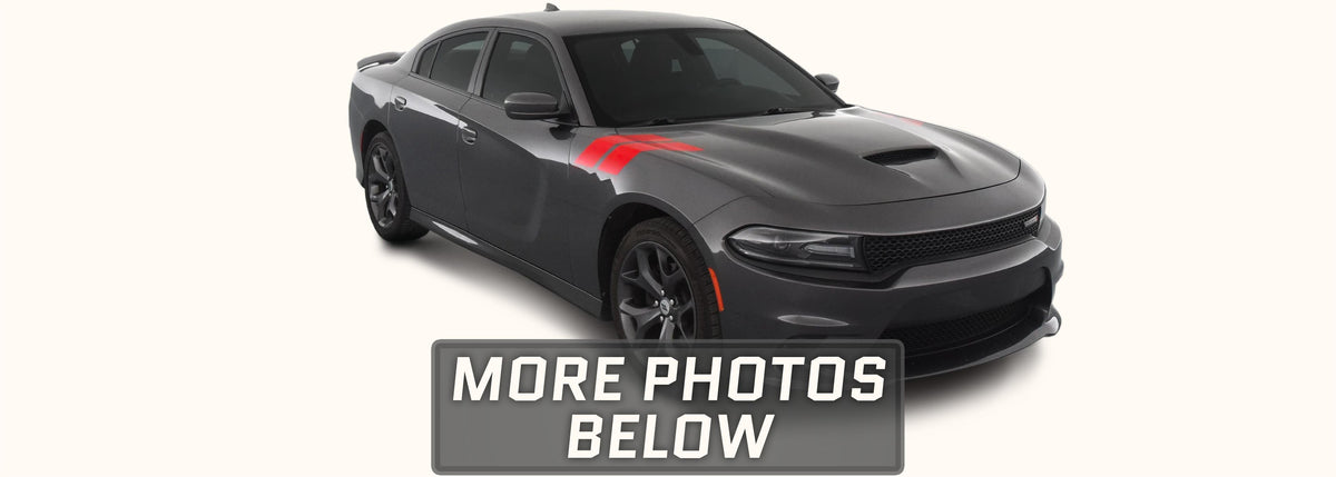 Dodge Charger Fender Stripes (Hash Mark Decal for a Hellcat, SRT, Scat ...