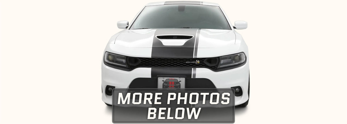 Dodge Charger Center Stripes (Thick Stripe with Optional Pinstriping f ...